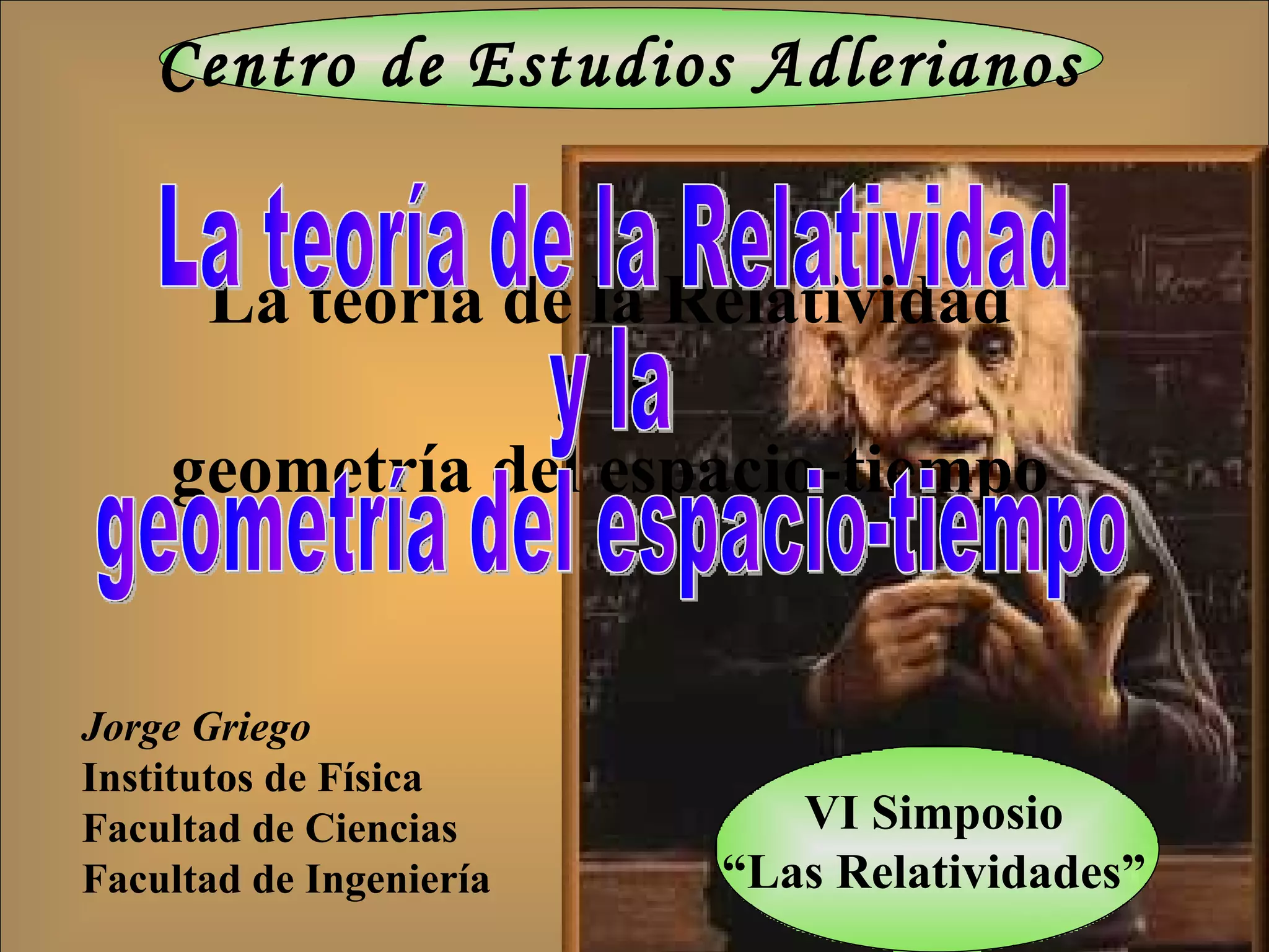 Teoria de la Relatividad | PPT