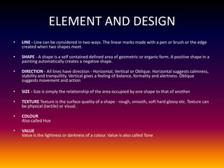 Elements of Shape | PPTX