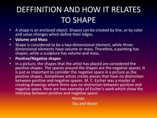 Elements of Shape | PPTX