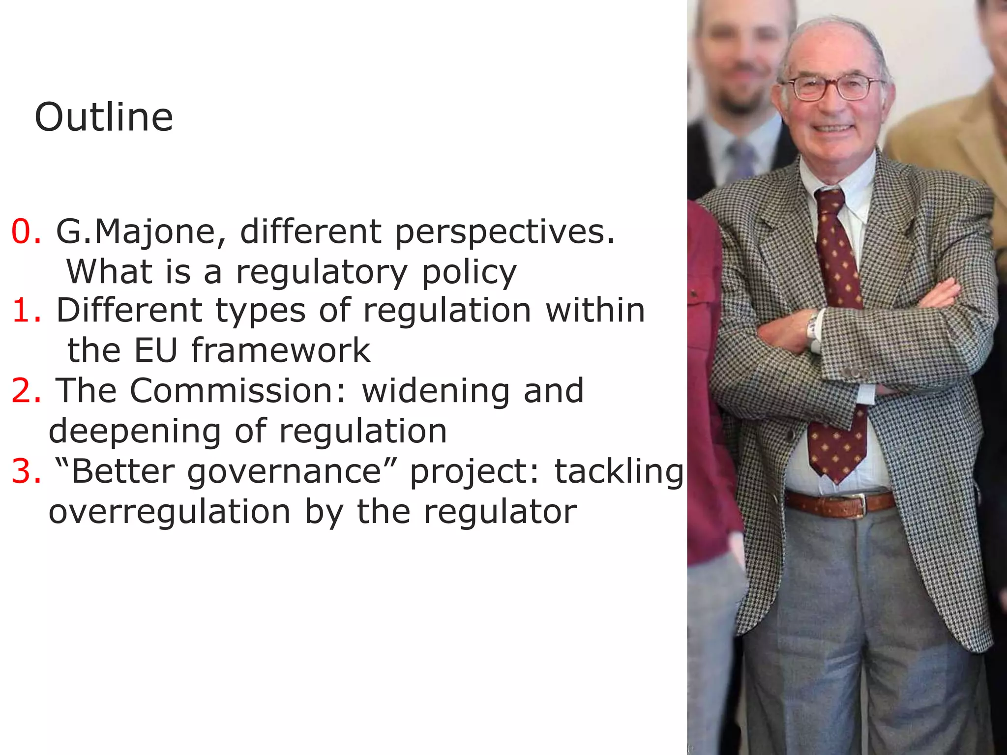 EU policies are excessively regulatory in character | PPT