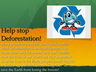 Deforestation | PPT