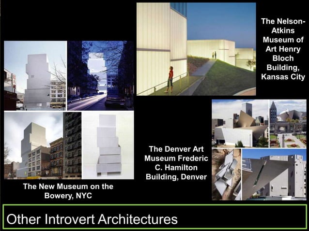 introvert and extrovert architecture | PPTX | Food & Drink