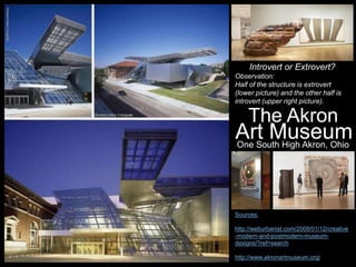 introvert and extrovert architecture | PPTX