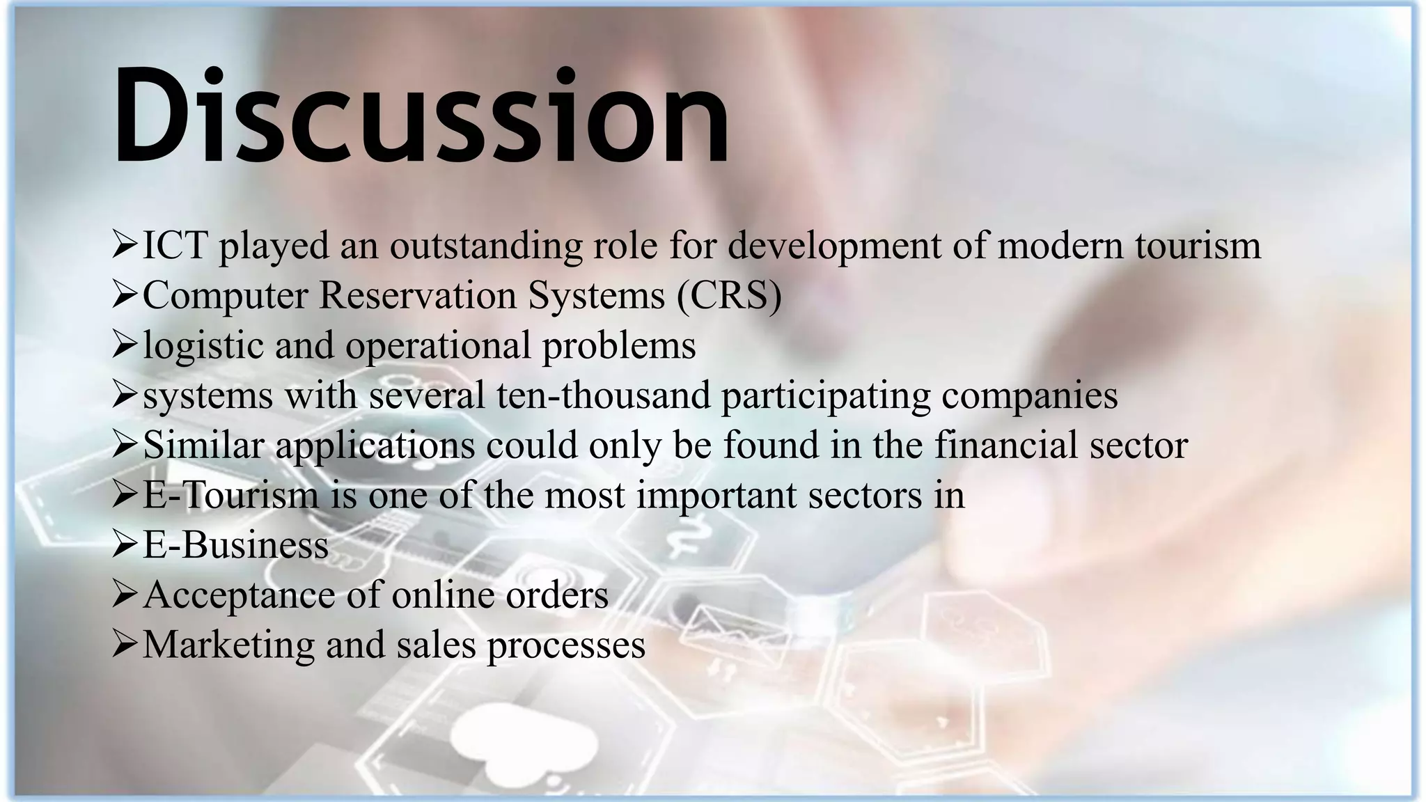 Role of ict in tourism .pptx