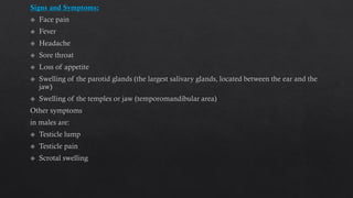 Parotitis or Mumps ppt for 3rd semesters | PDF