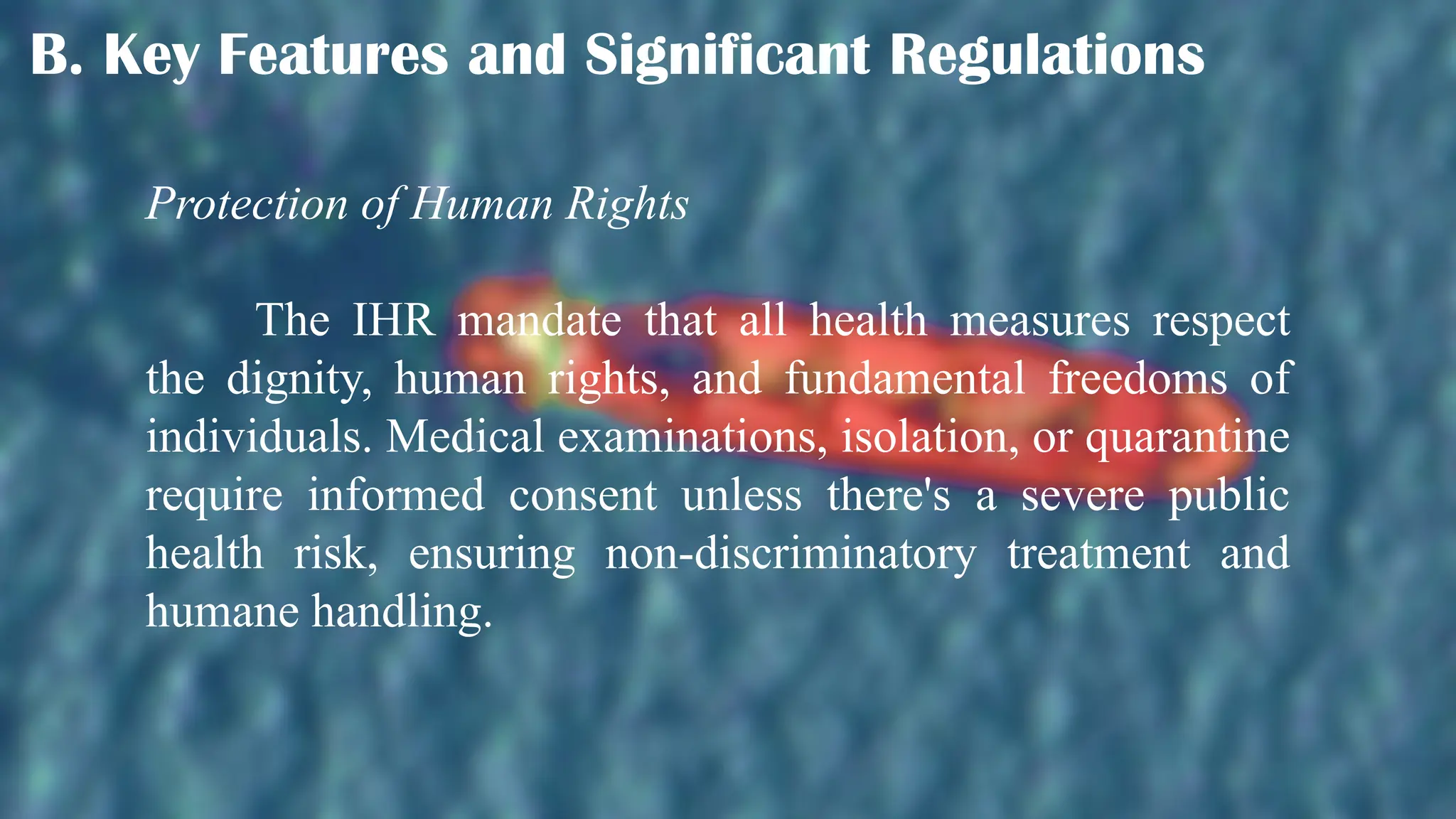 The Maritime declaration of health and the requirements of the ...