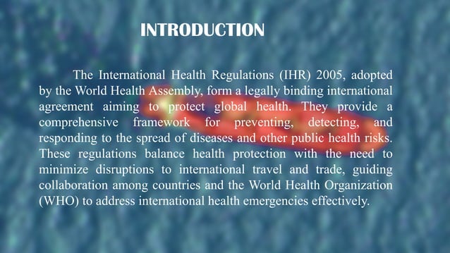The Maritime declaration of health and the requirements of the ...