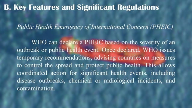 The Maritime declaration of health and the requirements of the ...