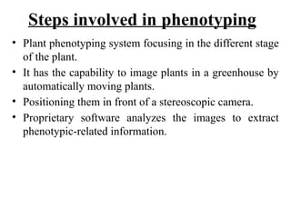 High throughput phenotyping : A comprehensive assessment | PPTX