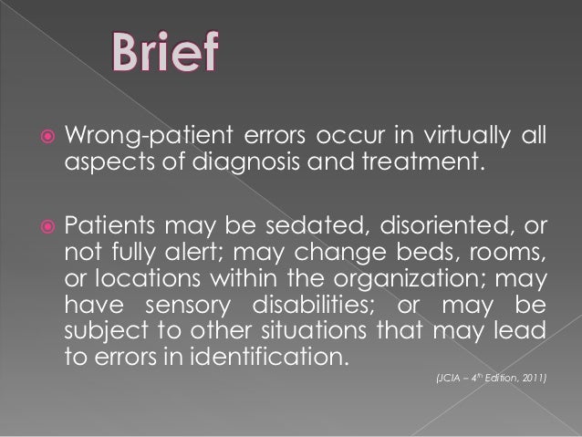 National Patient Safety Goals History