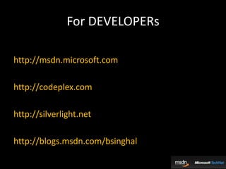 Microsoft Community TechDays (Delhi/NCR) - Communities in Delhi | PPTX