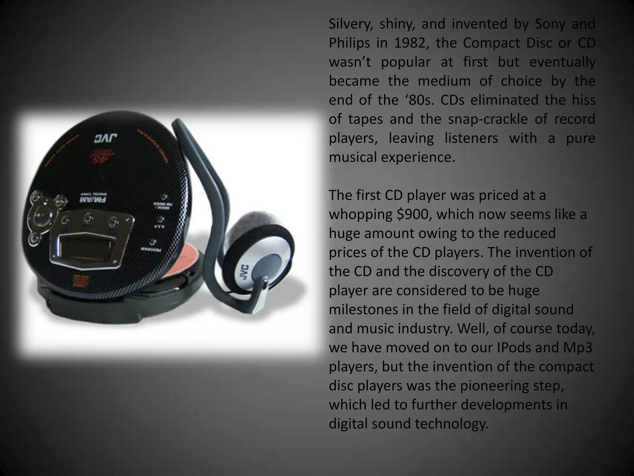 Evolution of music players | PPTX
