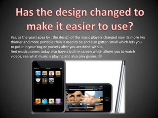 Evolution of music players | PPTX