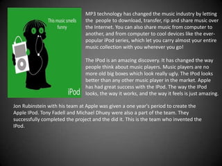 Evolution of music players | PPTX