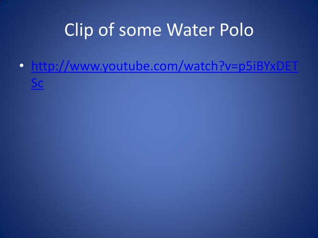 Water Polo | PPTX
