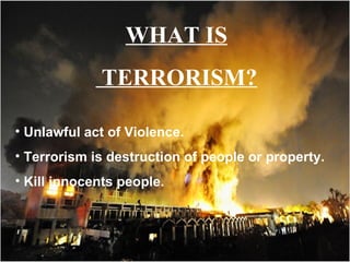 Terrorism best | PPT