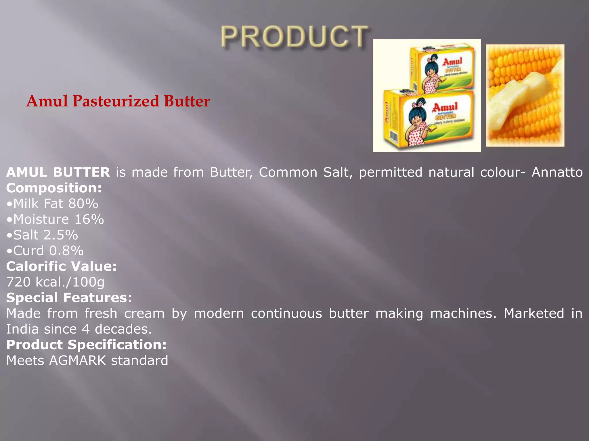 Amul Butter Marketing Mix | PPTX