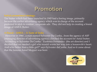 Amul Butter Marketing Mix | PPTX