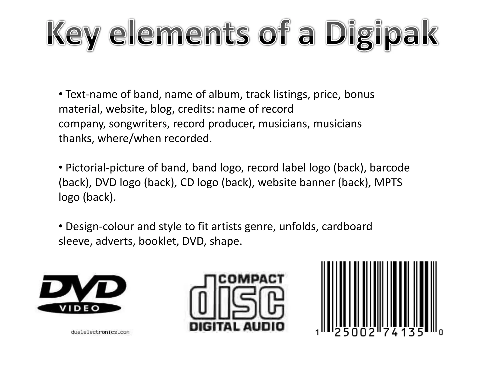 what is a digipak? | PPTX