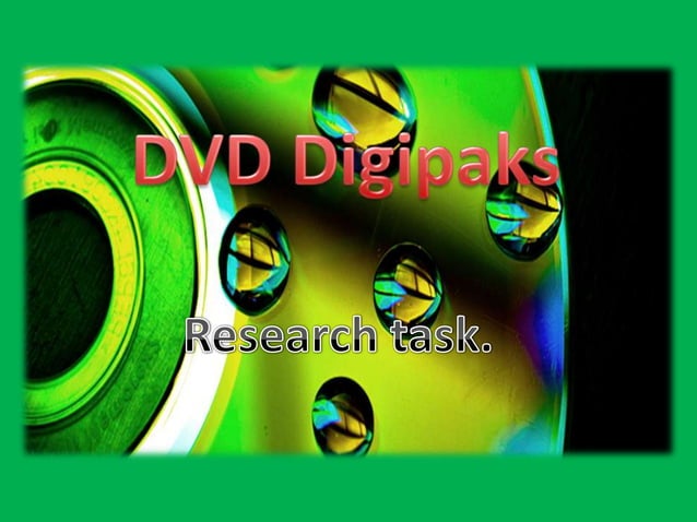 what is a digipak? | PPTX