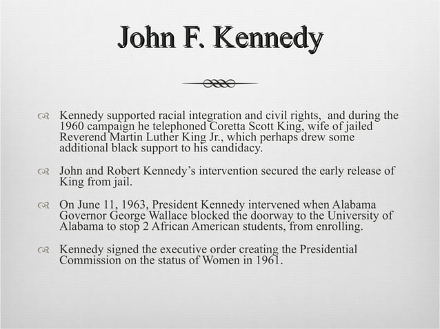 Kennedy and civil rights | PPT