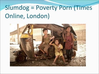 Slumdog Millionaire Poverty