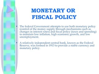 A study of USA economy | PPT