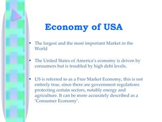 A study of USA economy | PPT