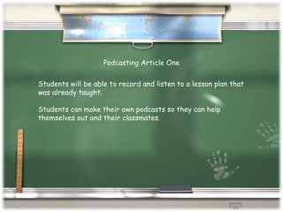 Podcasting Powerpoint | PPT