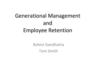 generational management | PPT