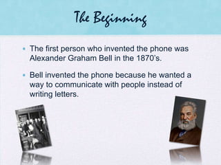 History of the Telephone | PPTX