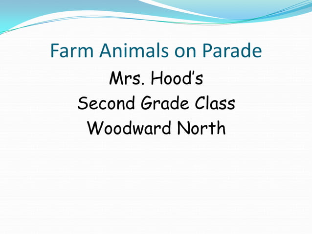 Farm Animals on Parade | PPT