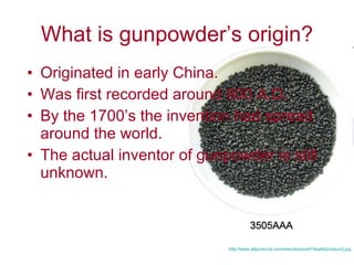 Gunpowder Information