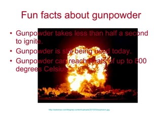 Gunpowder Information