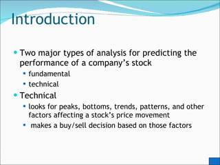 Technical Analysis | PPT