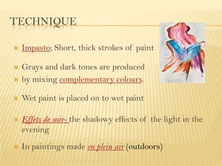 Impressionist Movement | PPTX