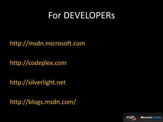 Microsoft CTD & User Groups | PPTX
