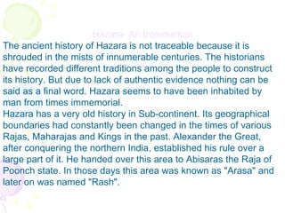 Hazara | PPT