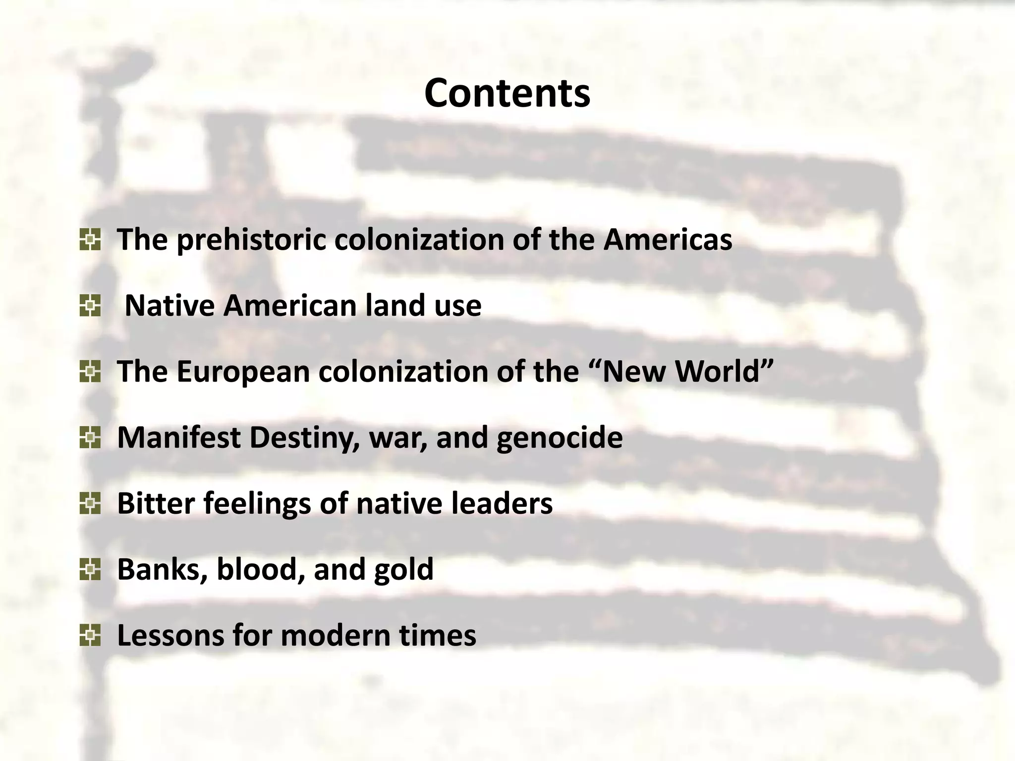 Lessons from the American Indian Genocide | PPTX | North America Travel ...