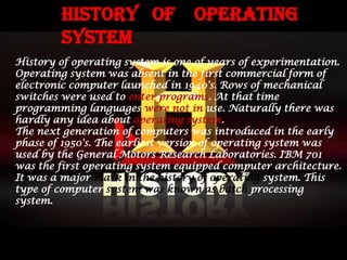 windows operating system and its advancements | PPTX | Operating ...