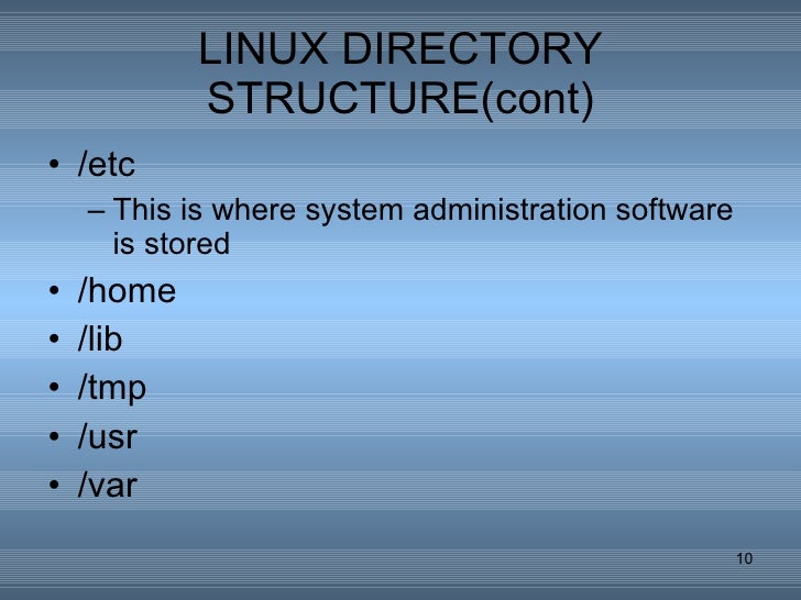 Basic Linux Internals