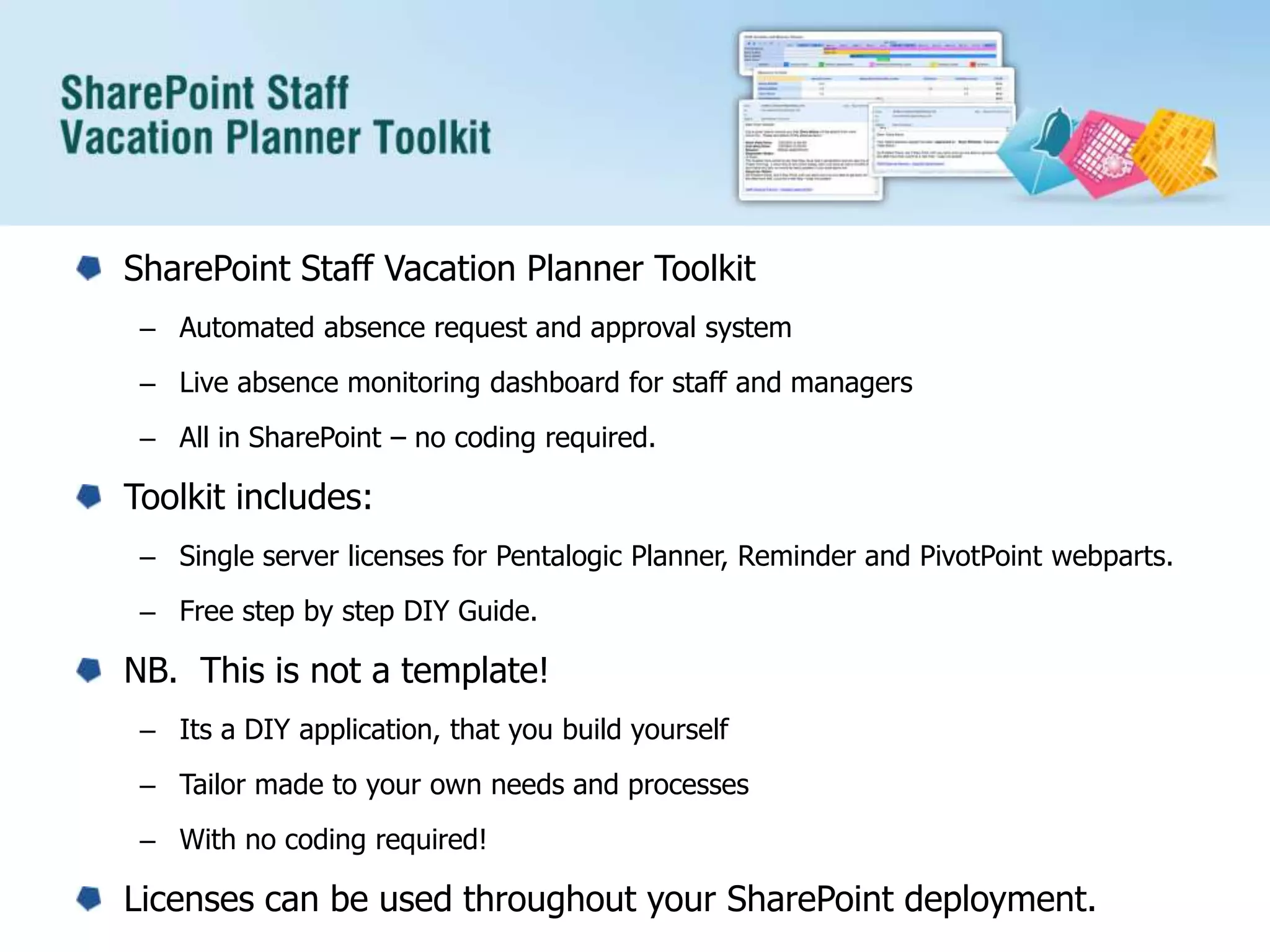 SharePoint Staff Vacation Planner | PPSX