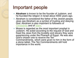 Basic facts about Judiasm | PPTX