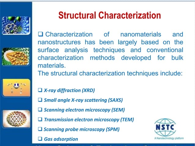 Characterization of bionanomaterials | PPTX | Chemistry | Science
