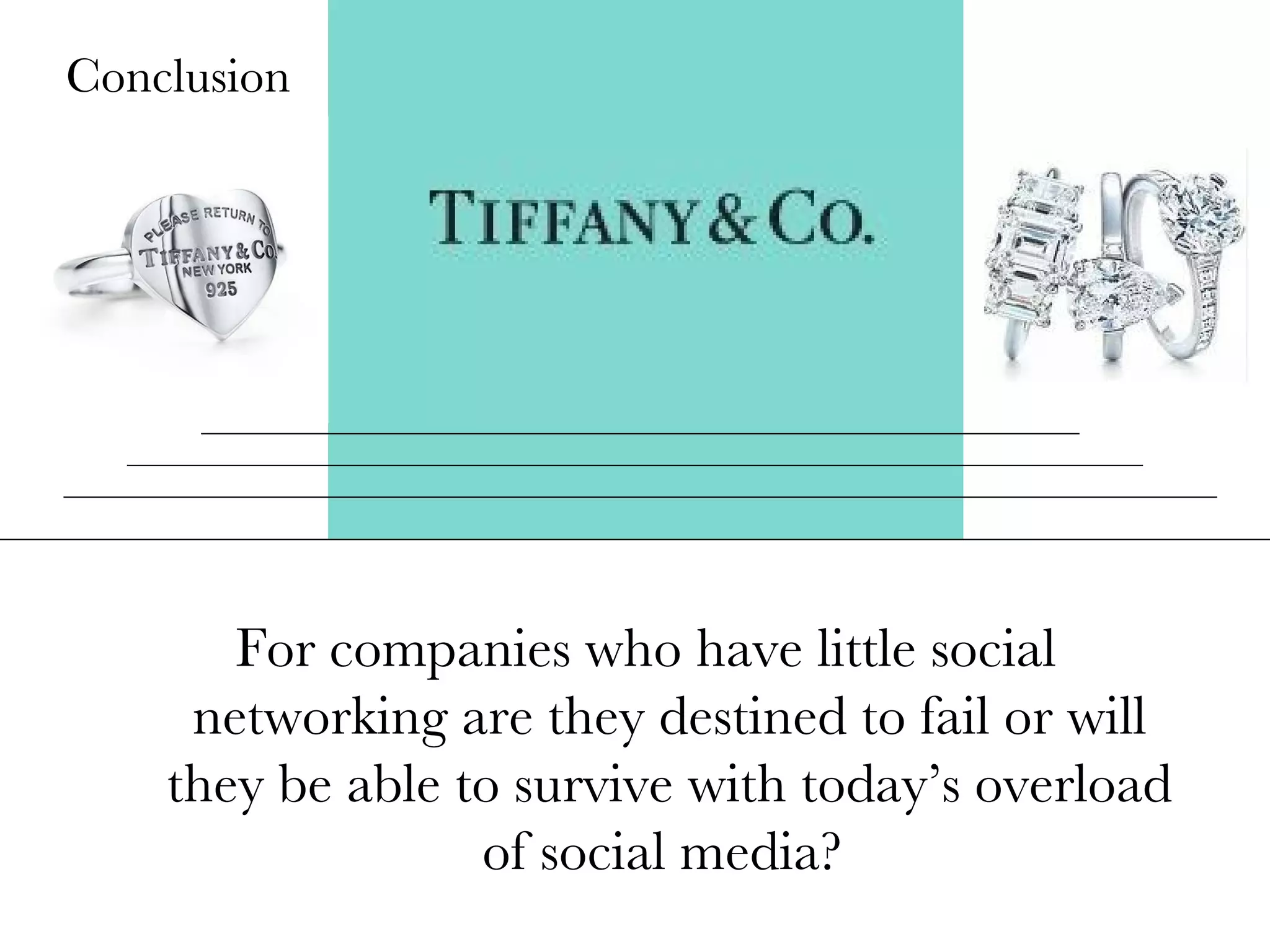 Tiffany & Co. Social Media | PPT