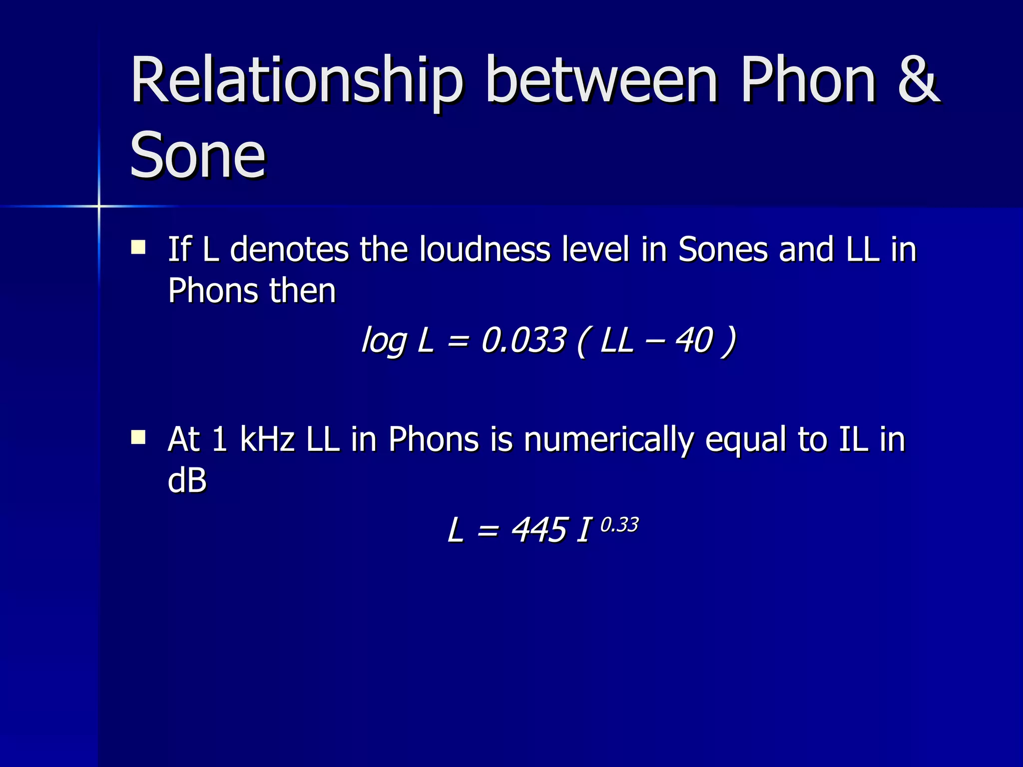 Acoustic scales and levels | PPT