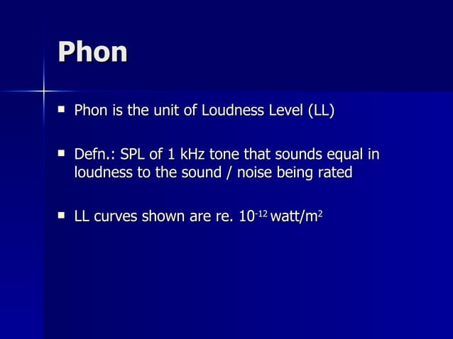 Acoustic scales and levels | PPT