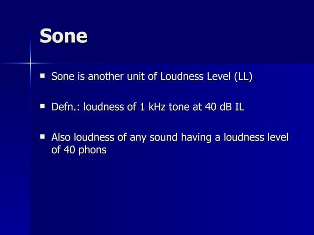 Acoustic scales and levels | PPT