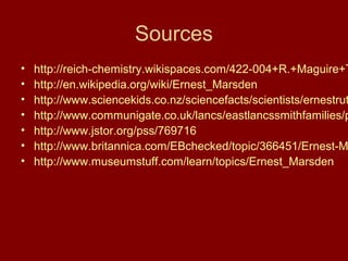 Ernest Marsden | PPT