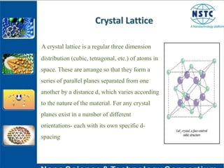 X-Ray Diffraction Technique | PPTX
